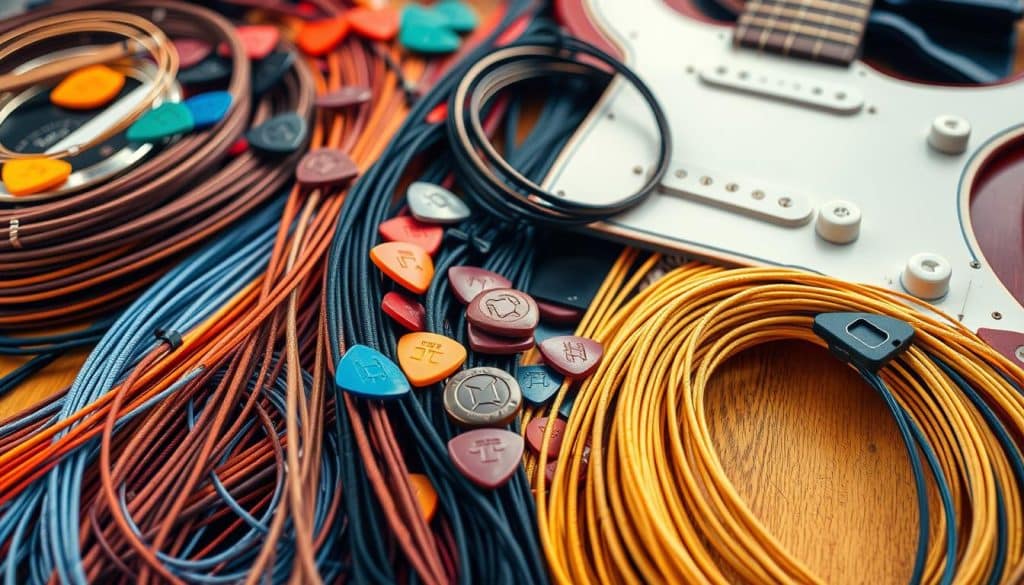 Saitenwahl: E-Gitarre, Western- & Konzertgitarre