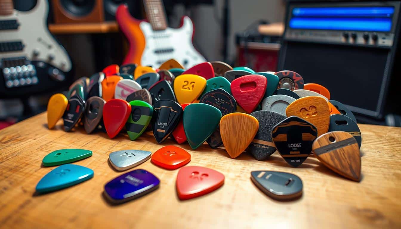 Das richtige Plektrum für Gitarre oder Bass wählen